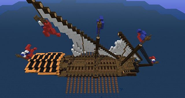 "Hekaton" Galley (ship) Minecraft Map