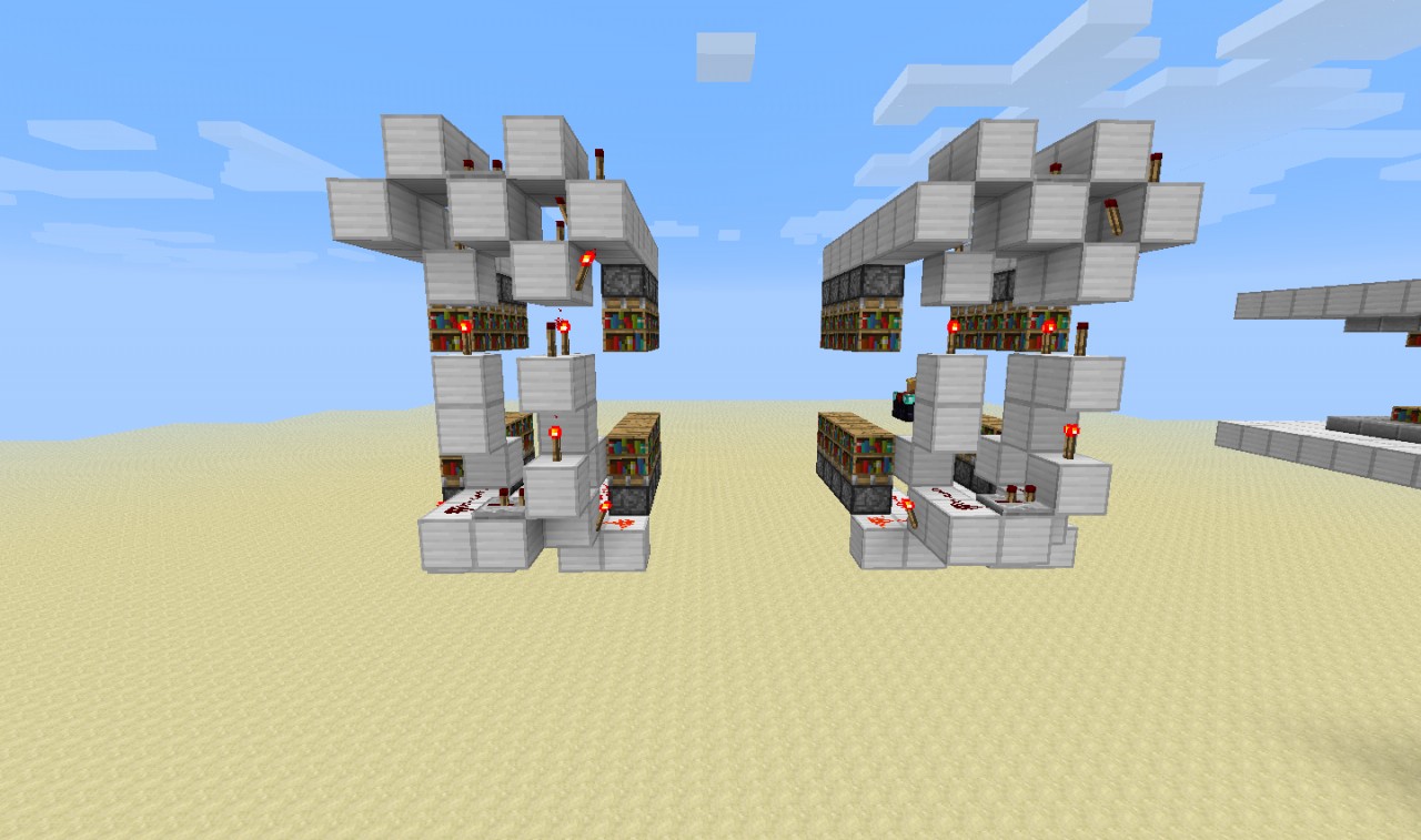 Variable Enchantment Setup for 1.4.2 Minecraft Map