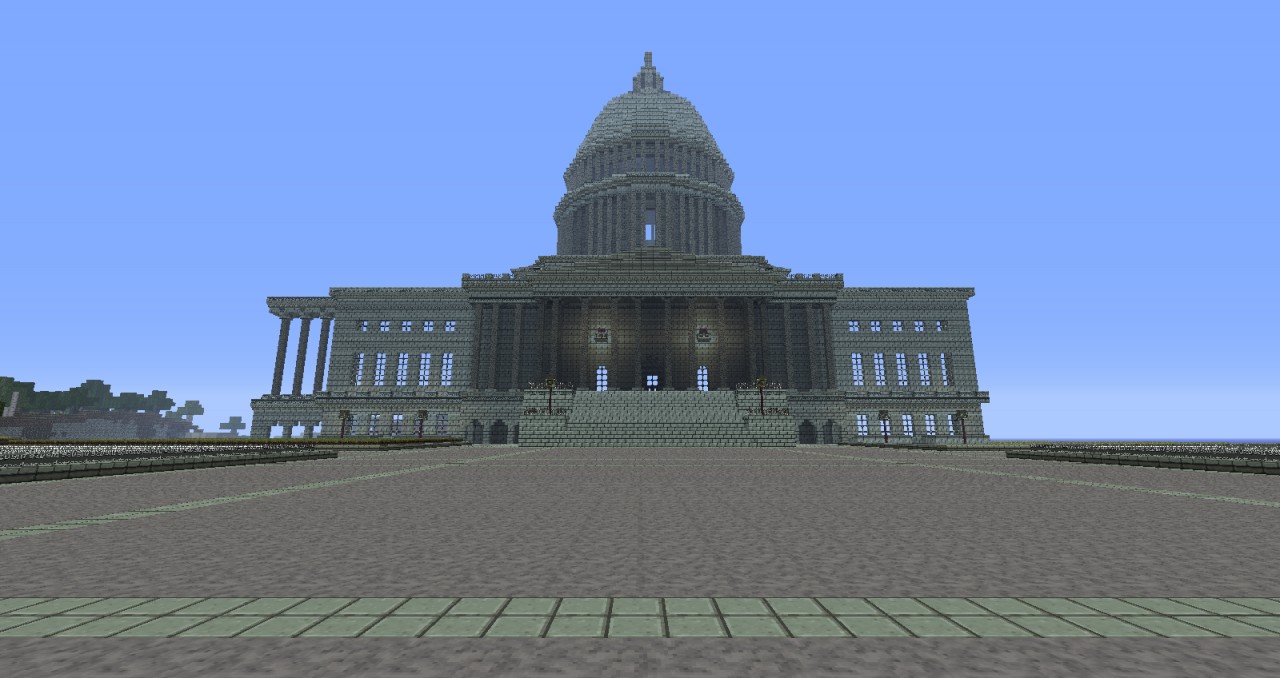 POOTYCRAFT: US CAPITOL BUILDING [UNABLE TO FINSH] Minecraft Map