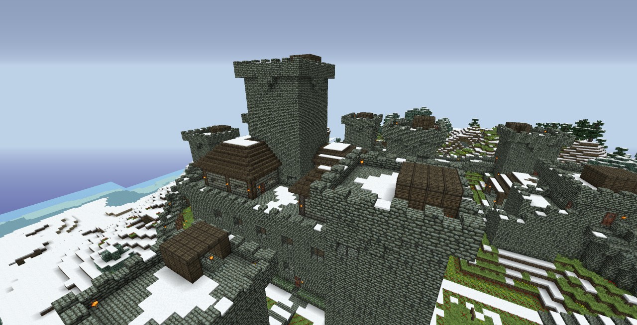Castle Village Minecraft Map