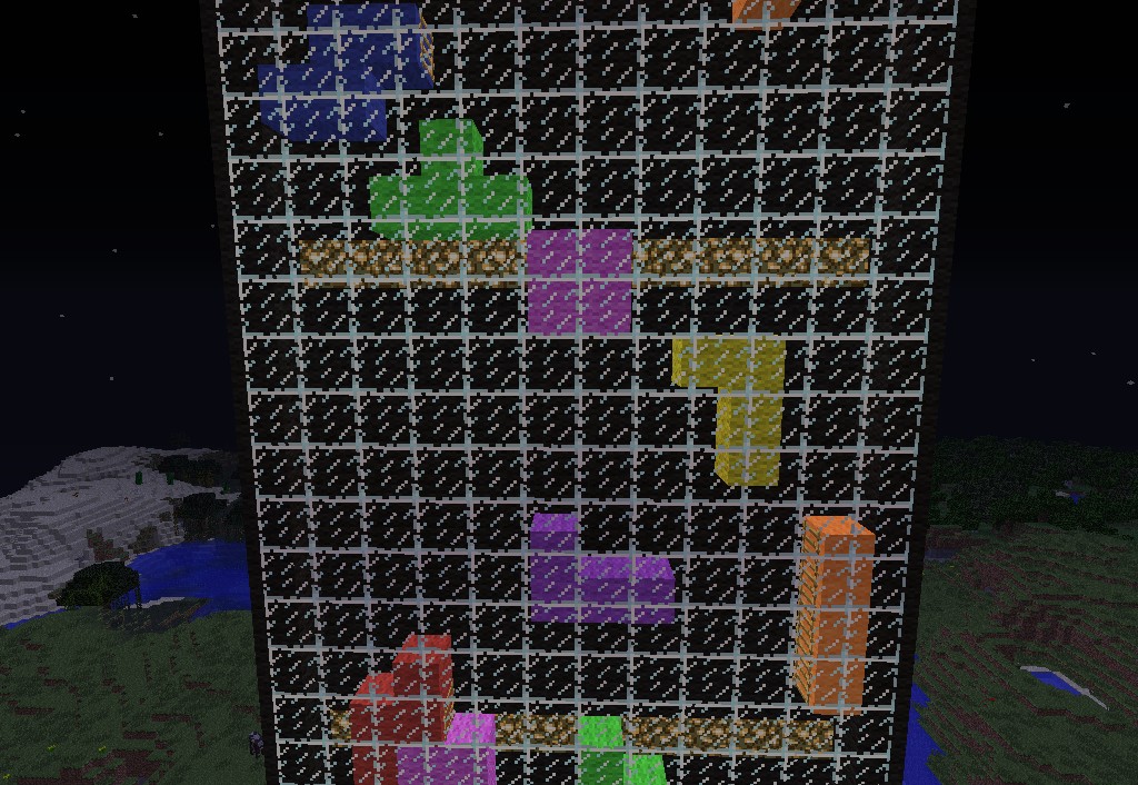 Tetris - Themed Parkour Map Minecraft Map