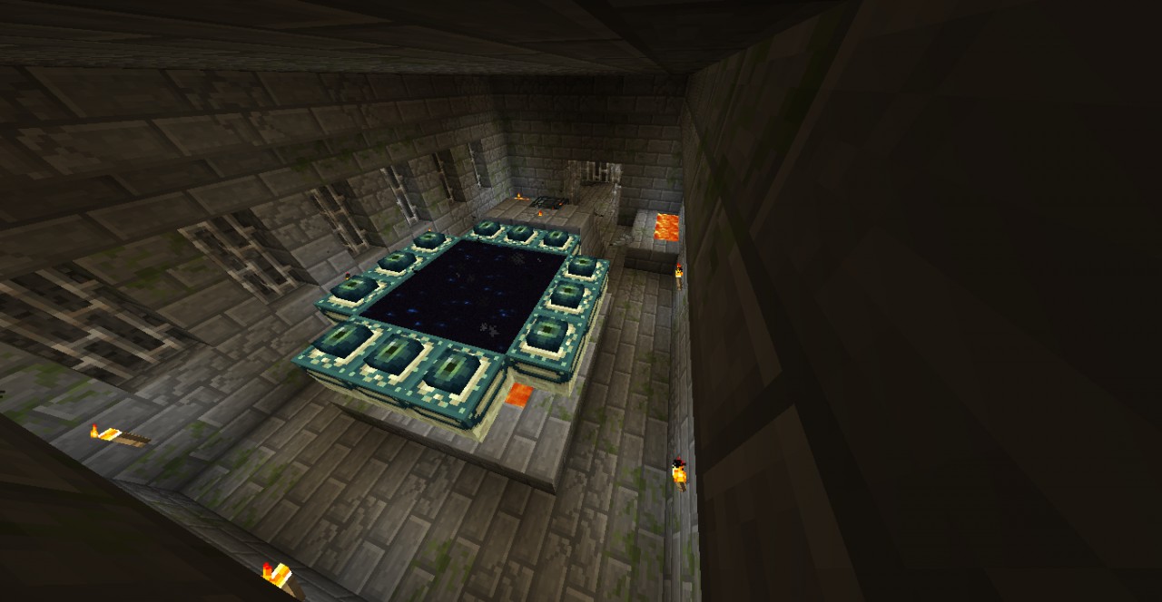 naturely spawn stronghold Minecraft Map