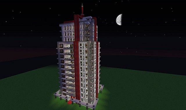 Skyscraper Hotel Minecraft Map
