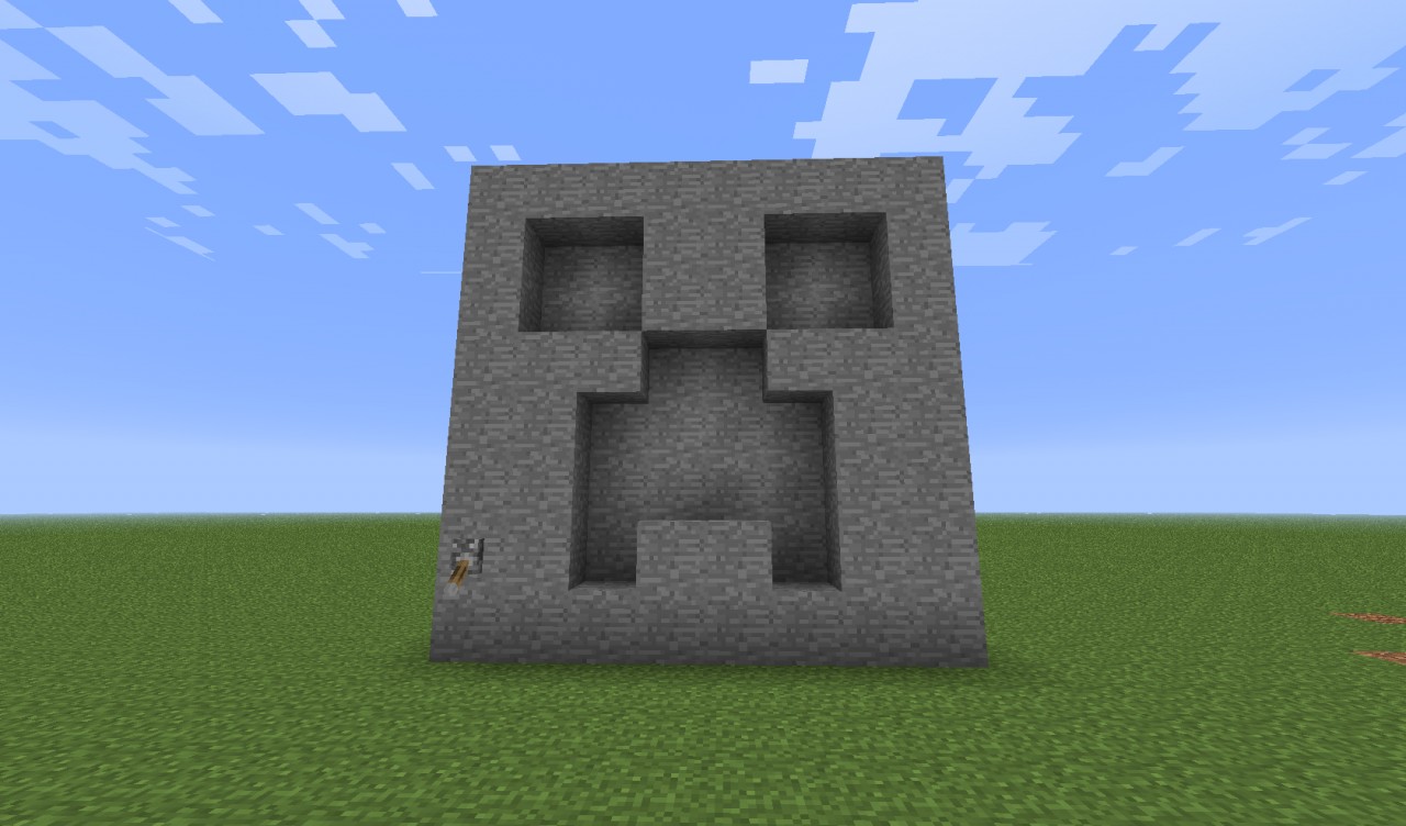 Creeper Head Minecraft Map