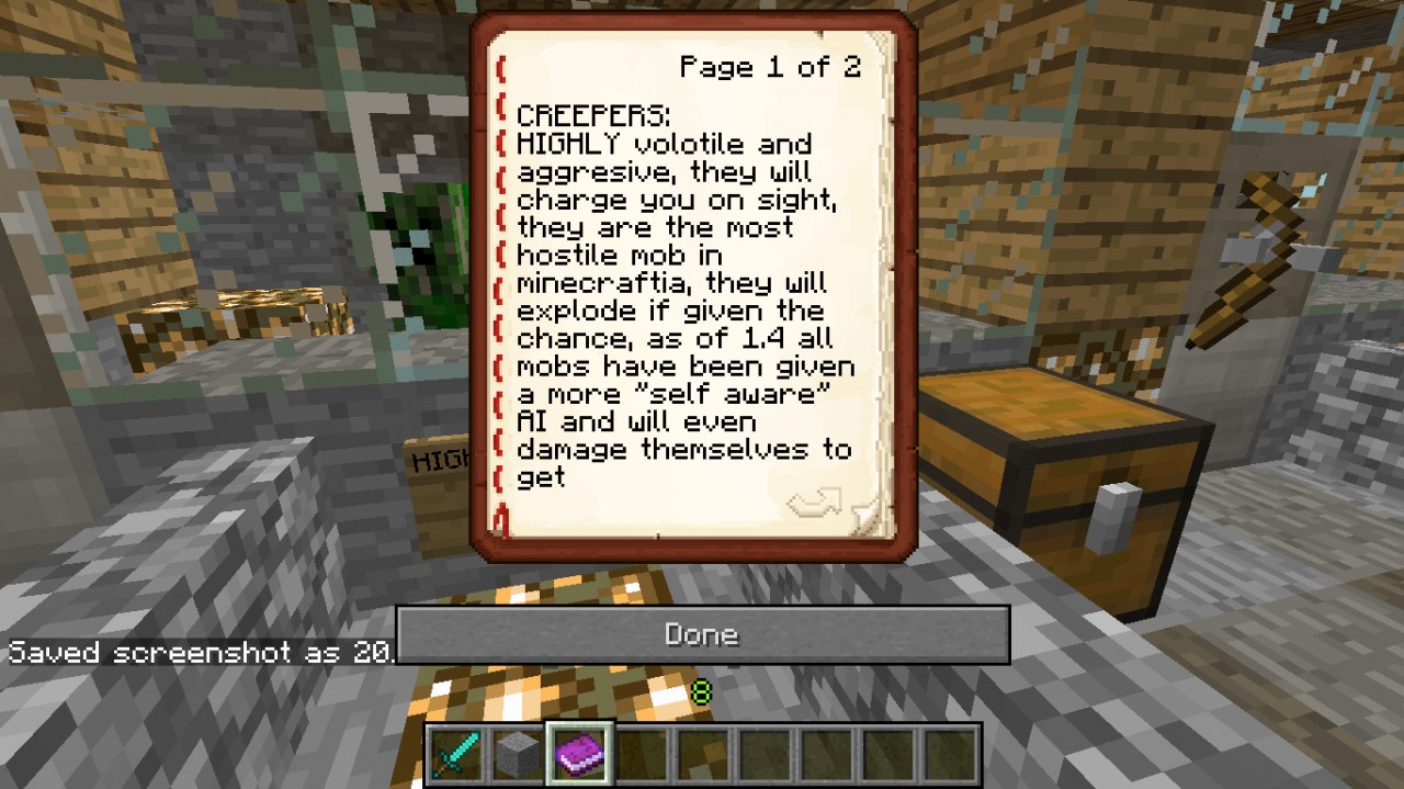 Mob Viewing Facility. (must have the newest MC update, just force ...