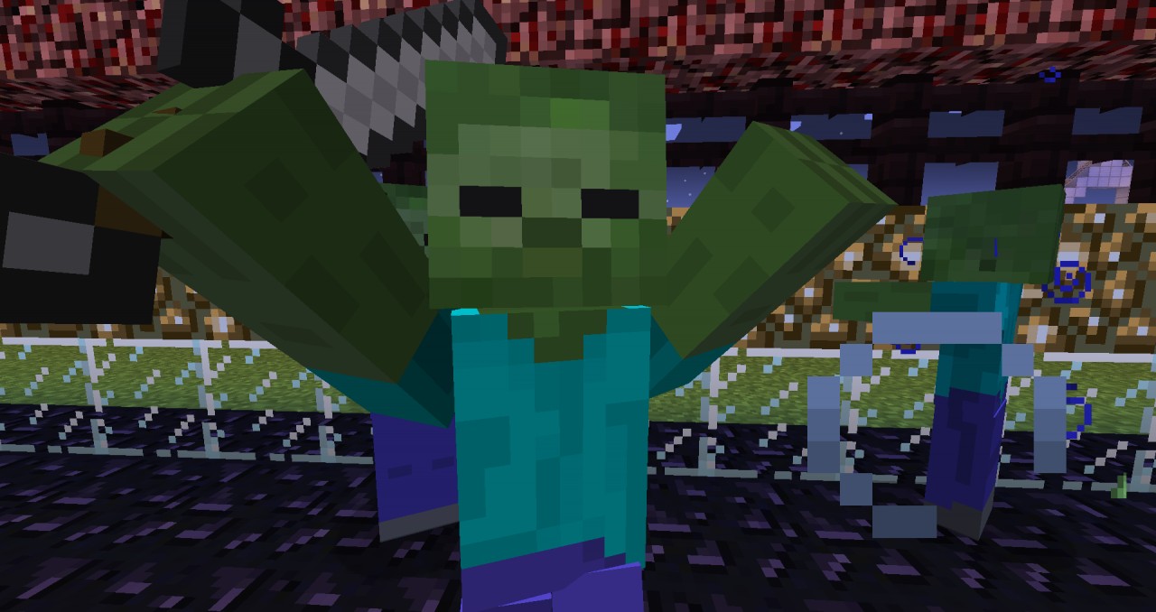 zombie with sword Minecraft Map