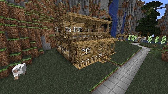 simple fancy house!!!! Minecraft Map