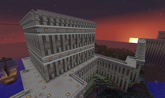 Roman/Greek Column City Minecraft Map
