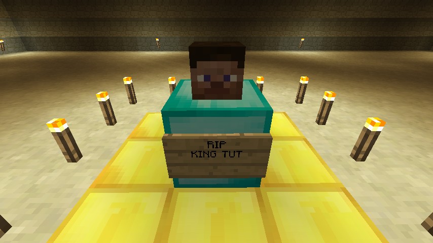 The Great Pyramid Of Giza (Added King Tut's Tomb) Minecraft Map