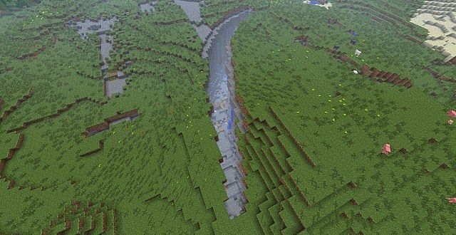 Abandoned Mineshaft & 2 Connected Raveens next to spawn! Minecraft Map