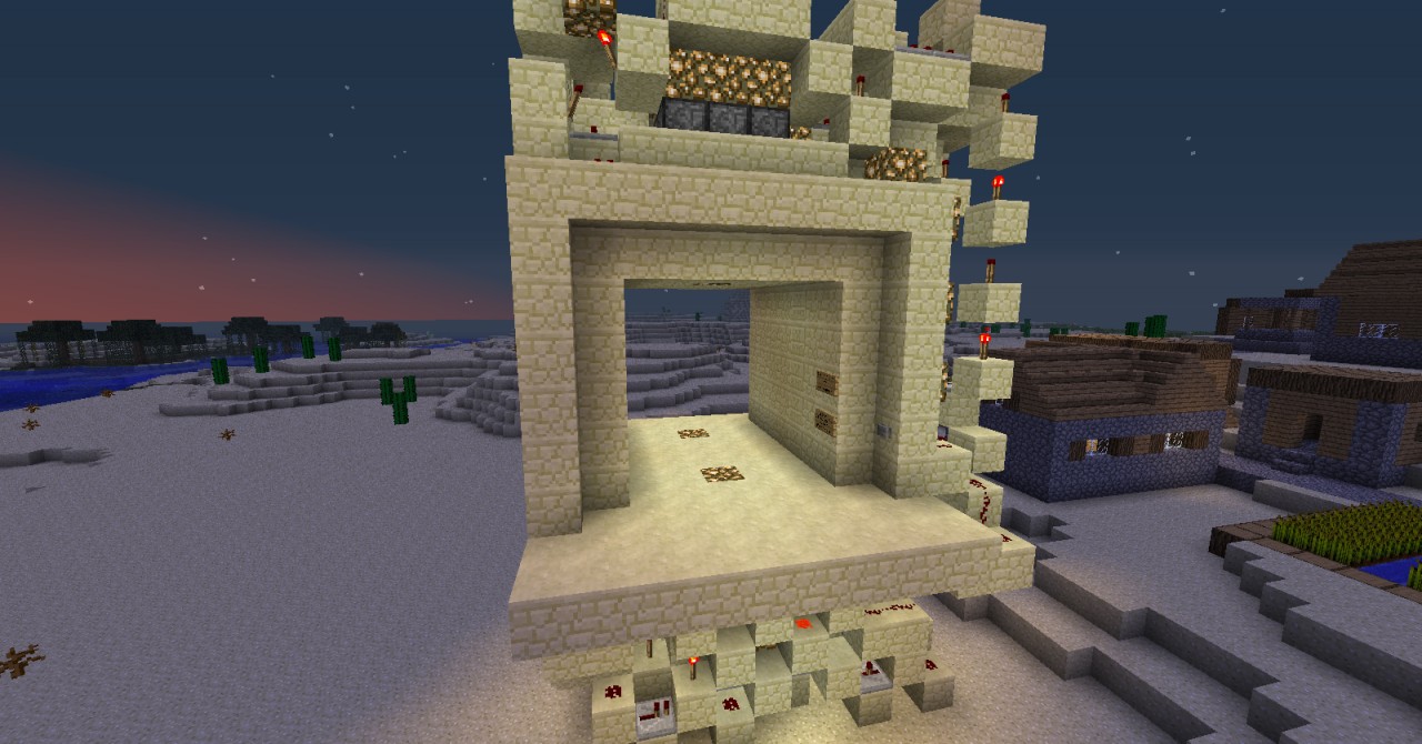 5x5 Piston Door v.2 -by Jirkarezna Minecraft Map