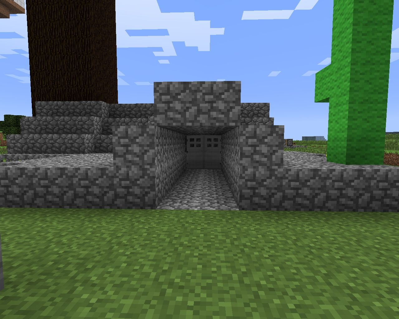 A 3D art world with 2 traps Minecraft Map