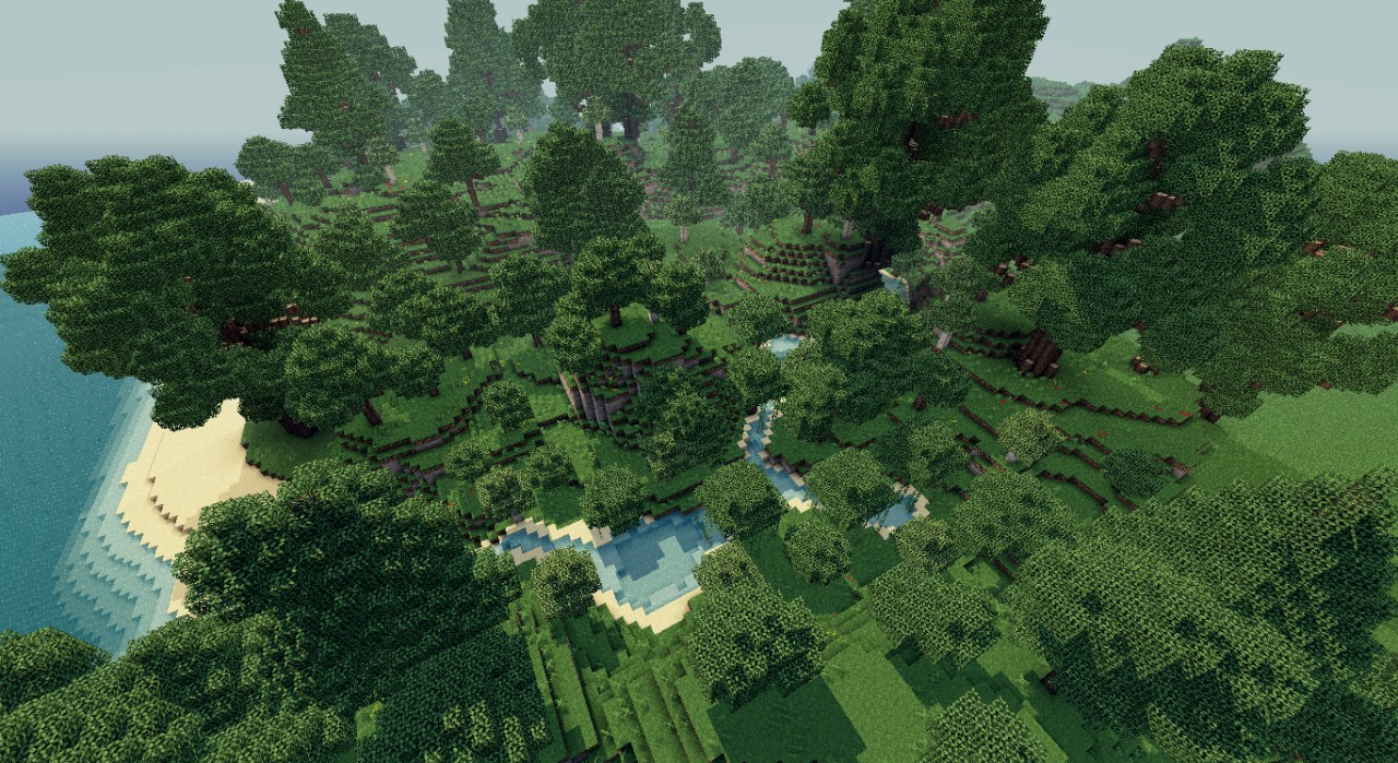 Island - Custom Terrain Minecraft Map