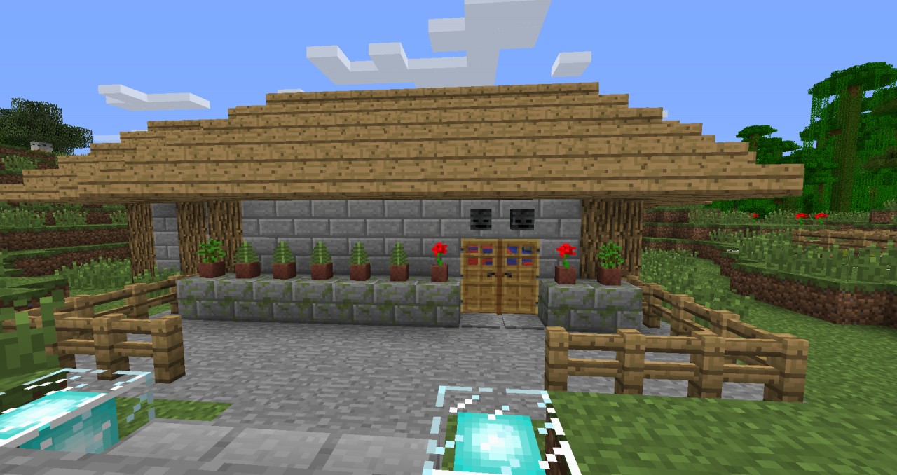 House With NPC Village 1.5! Minecraft Map