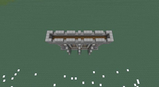 Castle Wall design 2 Minecraft Map