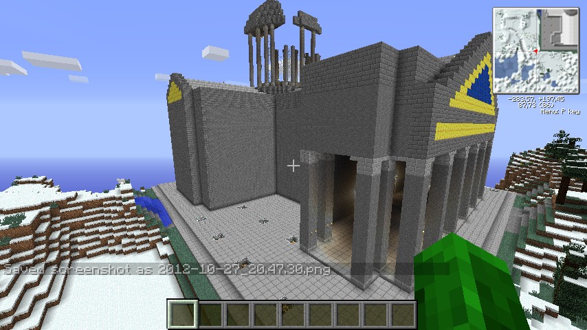 Giant temple in florest! Minecraft Map
