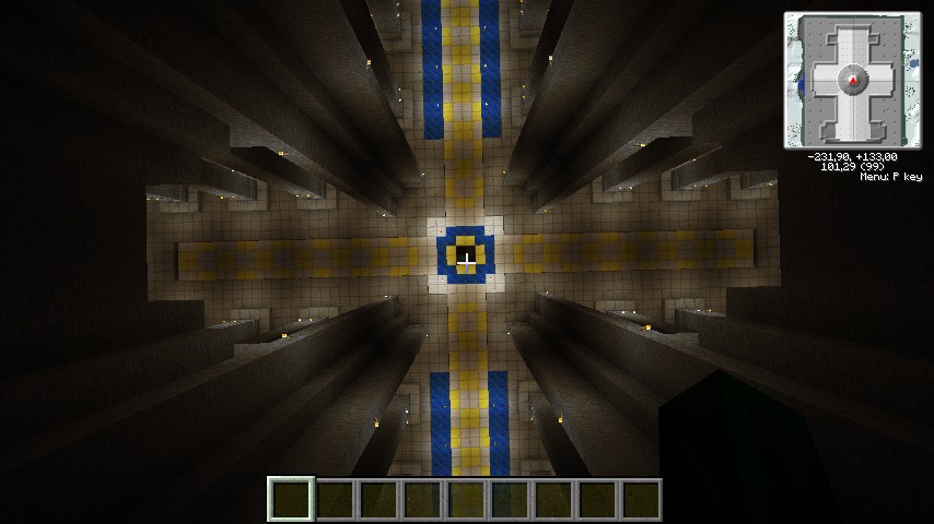 Giant temple in florest! Minecraft Map