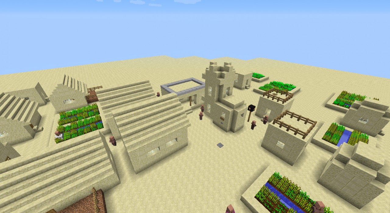 Village commands Minecraft Map