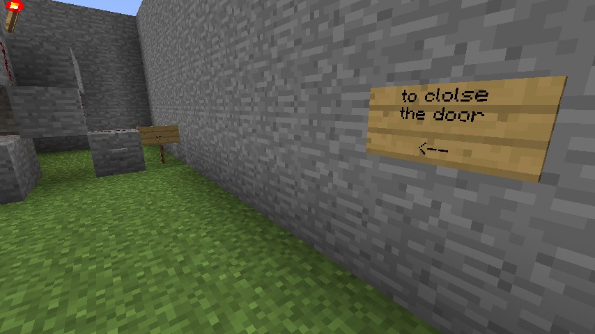 advanced hidden door Minecraft Map