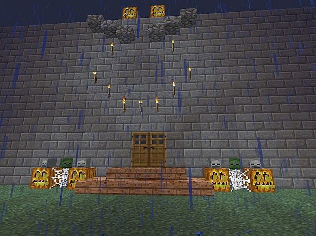 SCARY HALLOWEEN MANTION Minecraft Map