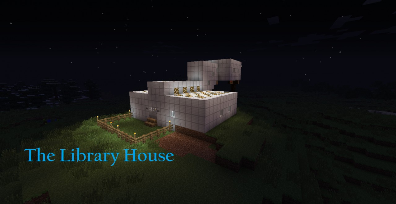 Library House Minecraft Map