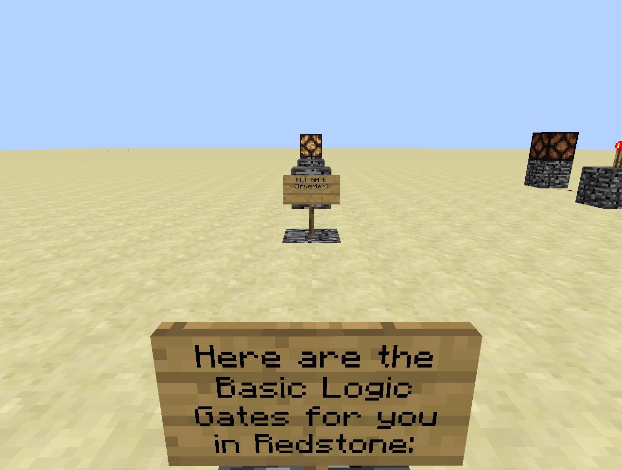 Redstone Logic Gates Minecraft Project