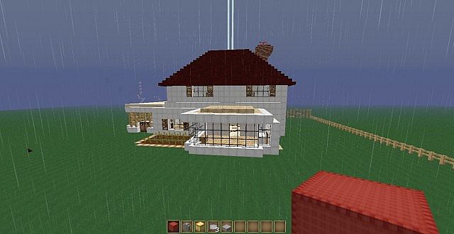 modern house Minecraft Map