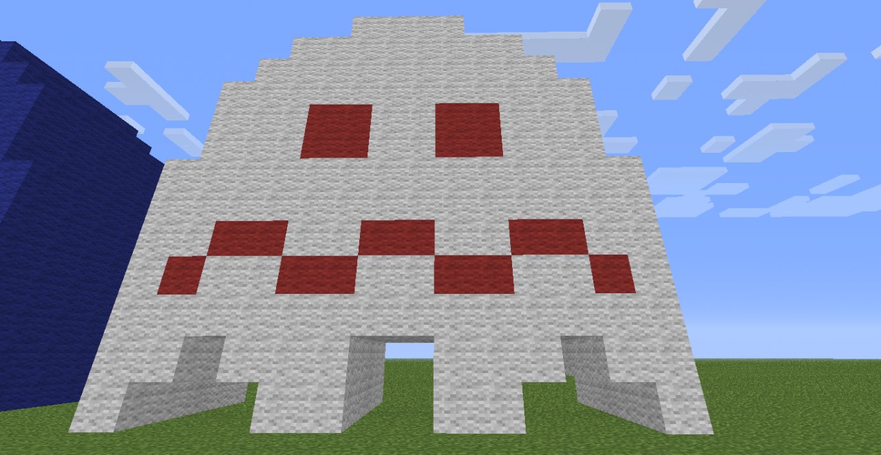 Pac Man Pixel Art [+ World Download] Minecraft Map