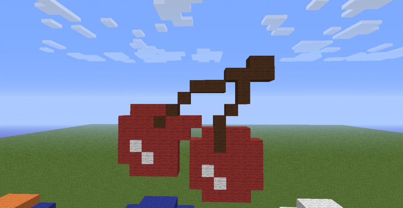 Pac Man Pixel Art [+ World Download] Minecraft Map