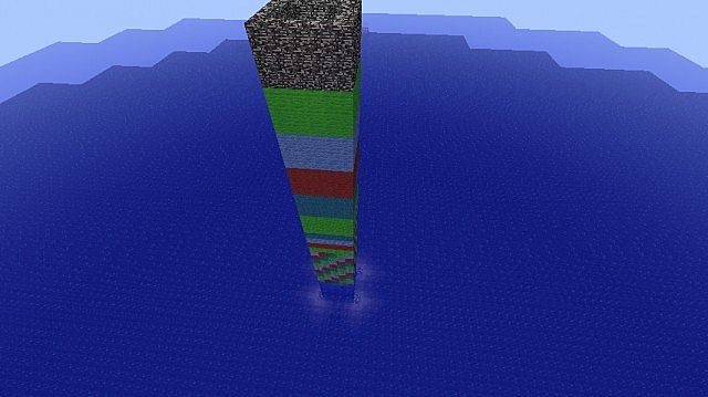 Fall out of the world Minecraft Map