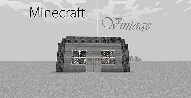 Minecraft Vintage Texture Pack ~ Un-color the world! Minecraft Texture Pack
