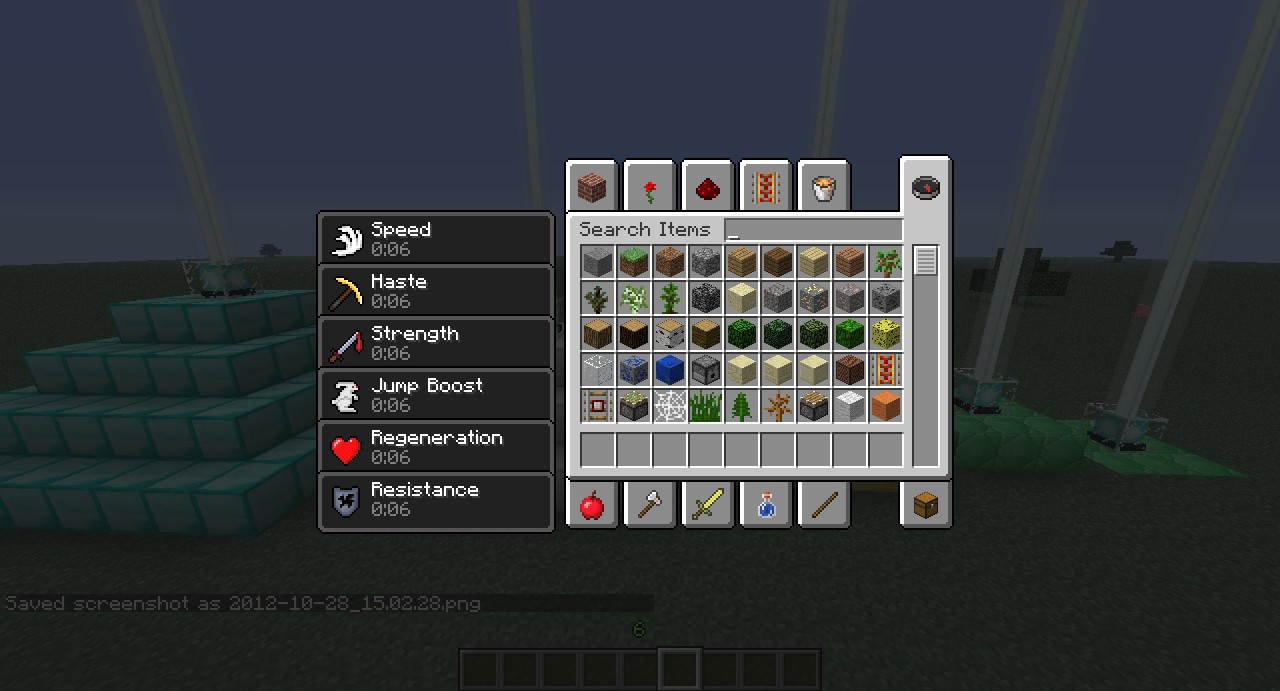 My Superflat World/random stuff Minecraft Map