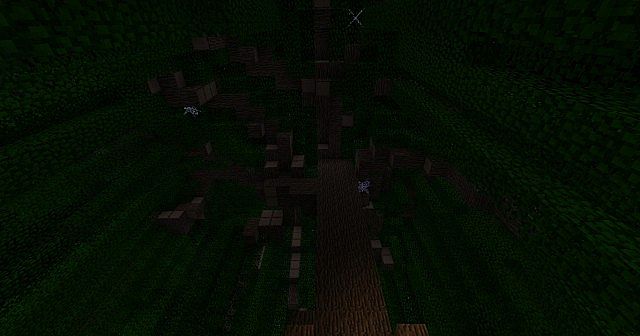 Weeping Willow With Little House Inside Minecraft Map