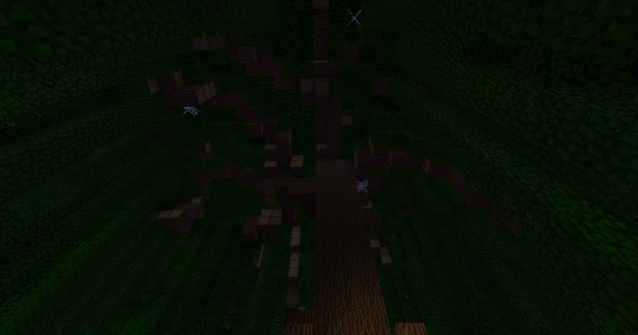 Weeping Willow With Little House Inside Minecraft Map