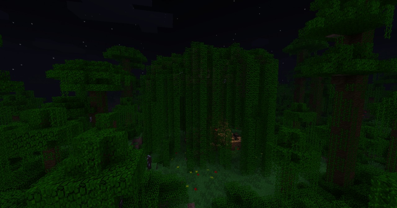 Weeping Willow With Little House Inside Minecraft Map