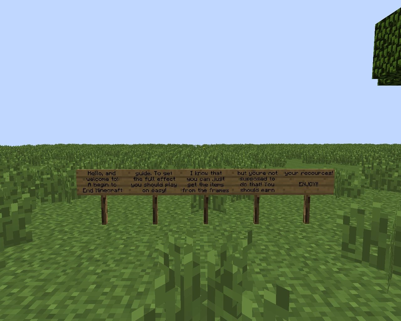 The Minecraft Beginners Guide Minecraft Map