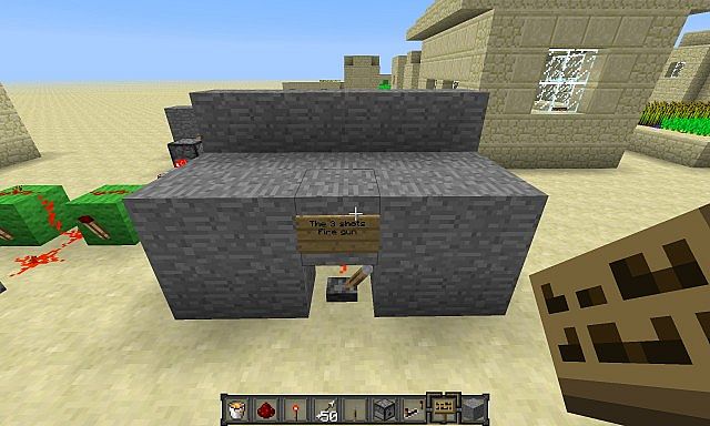 Some of my small redstone experiments. AND GUNS!! AND WEPONS ...