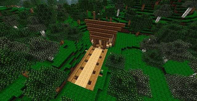 Nice beginners house (5 diamonds for the house?) Minecraft Map