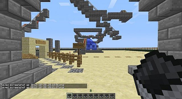 Minecraft Roller Coaster Minecraft Map