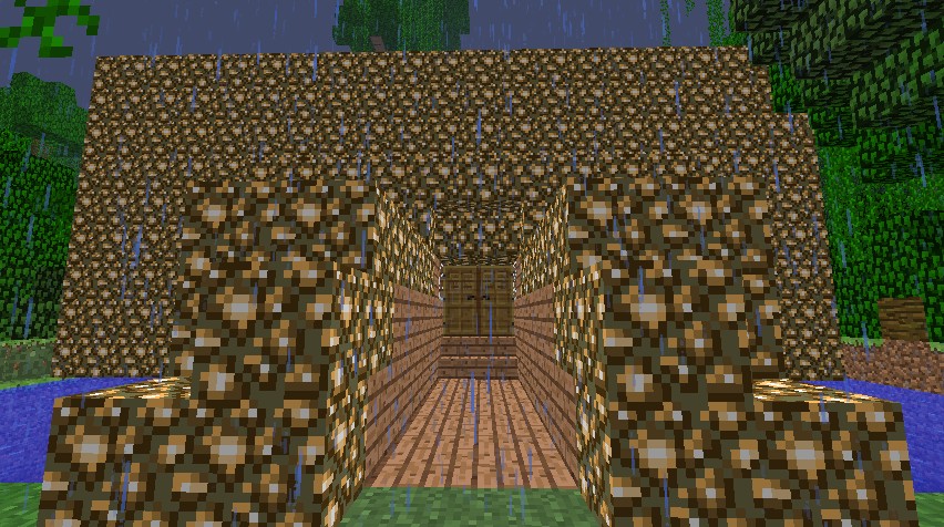 Incomplete Glowstone Edition House Minecraft Project