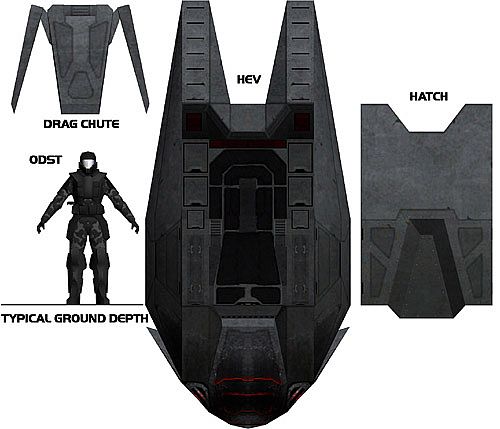 Halo ODST Drop Pod Minecraft Project
