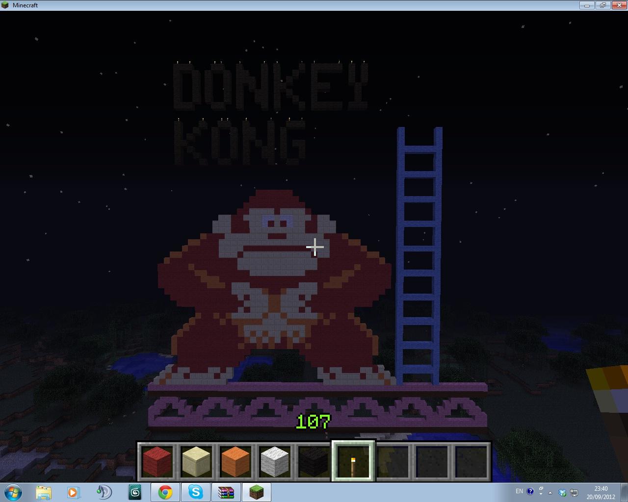 Donkey Kong Minecraft Map