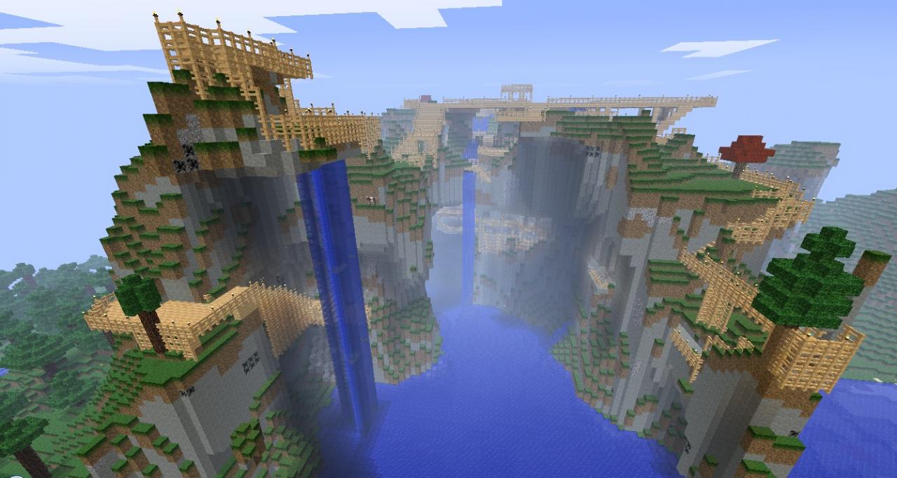 Mountain Side Village Minecraft Project