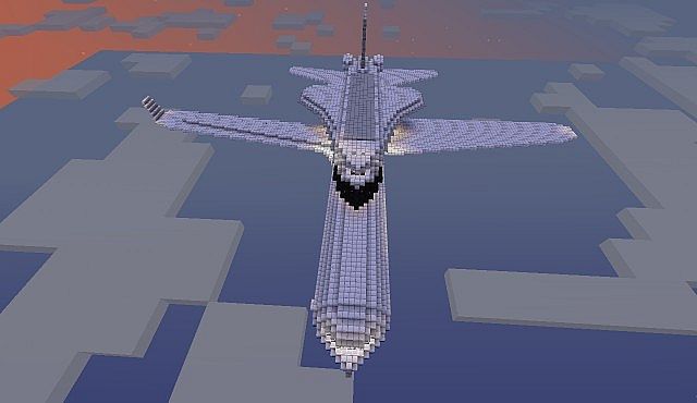 Space Shuttle and Passenger Plane Minecraft Map