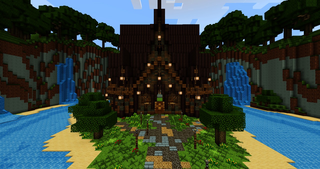 Elven Home Minecraft Map