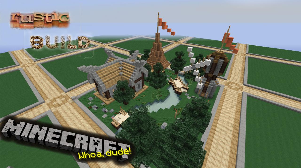 [Rustic] Simple Plot Build (With Download) Minecraft Map
