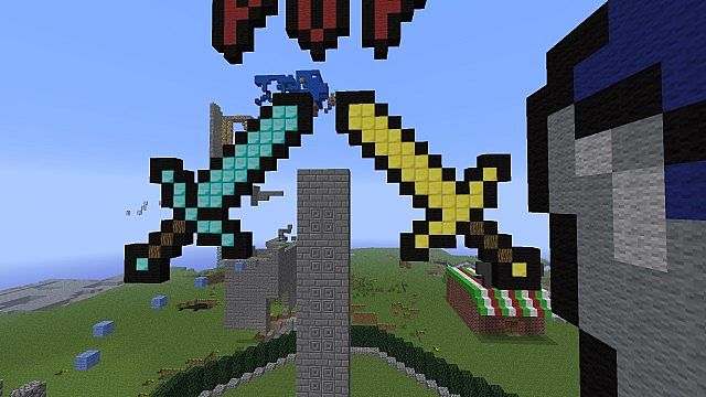 Like-A-Boss Pixel Art- GalaxyCraft Minecraft Map