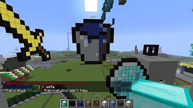 Like-A-Boss Pixel Art- GalaxyCraft Minecraft Map