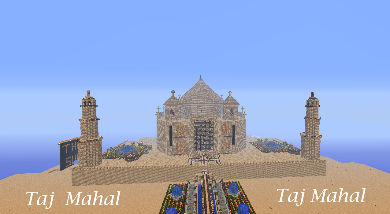 Huge Building Inspired By The Taj Mahal Minecraft Map