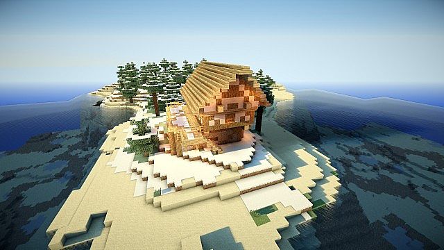 Winter House Challenge Minecraft Map